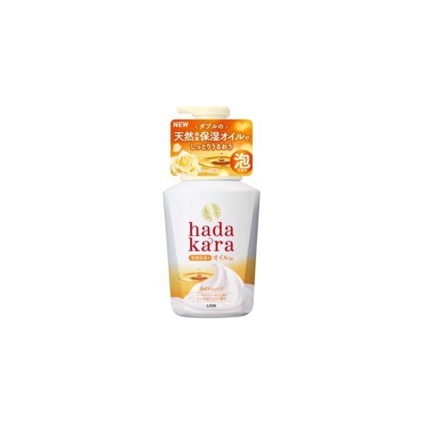 ▼沖縄県、離島地域は「送料無料対象外」となります。別途送料負担がございますのでご注意下さい。　　　ライオン  ハダカラ　泡ボディソープ　オイルイン本体５３０ｍｌは吸着保湿テクノロジーで保湿成分が洗い流されないボディソープの泡タイプ。天然由来...