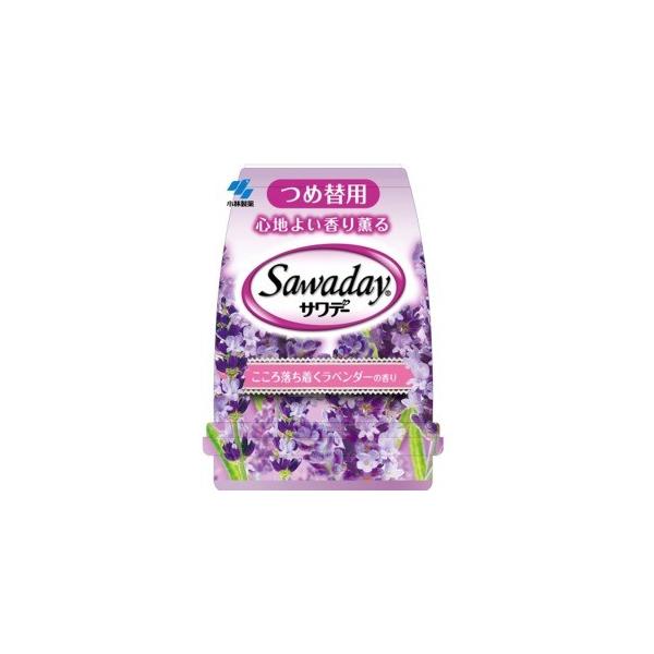 ▼5000円以上送料無料　(但し沖縄県、離島などは別途送料負担があります)　　　　小林製薬　香り薫るサワデー　詰替ラベンダー＆ブルーラベンダー  140Ｇは２つの香りを重ねて作った、やさしく上質な香りです。２つの香りを演出する２色の透明ゲル...