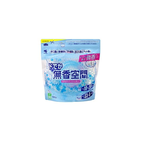▼5000円以上送料無料　(但し沖縄県、離島などは別途送料負担があります)　　　小林製薬 ドでか無香空間　ほのかなせっけんつめ替用　１６００ｇは「無香空間（ＴＭ）ほのかなせっけんの香り」は、ほのかに香りが漂う微香タイプの消臭剤です。つめ替用...