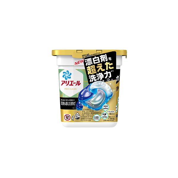 ▼5000円以上送料無料　(但し沖縄県、離島などは別途送料負担があります)　　Ｐ＆Ｇ　アリエール　ジェルボール４Ｄ プロクリーン 本体９個はＰ＆Ｇファブリックケア史上初のテクノロジー「次世代スマート菌センサー」を新配合し、消臭力がパワーアッ...