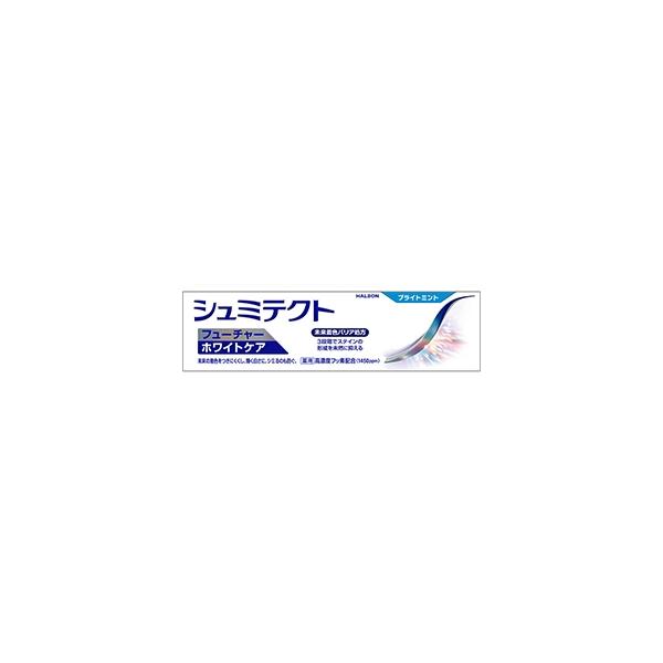 ▼5000円以上送料無料　(但し沖縄県、離島などは別途送料負担があります)　　　アース製薬 シュミテクト　フューチャーホワイトケア　ブライトミント〈１４５０ｐｐｍ〉　８０ｇは未来の着色をつきにくくし、輝く白さに。シミるのも防ぐ。来の着色をつ...