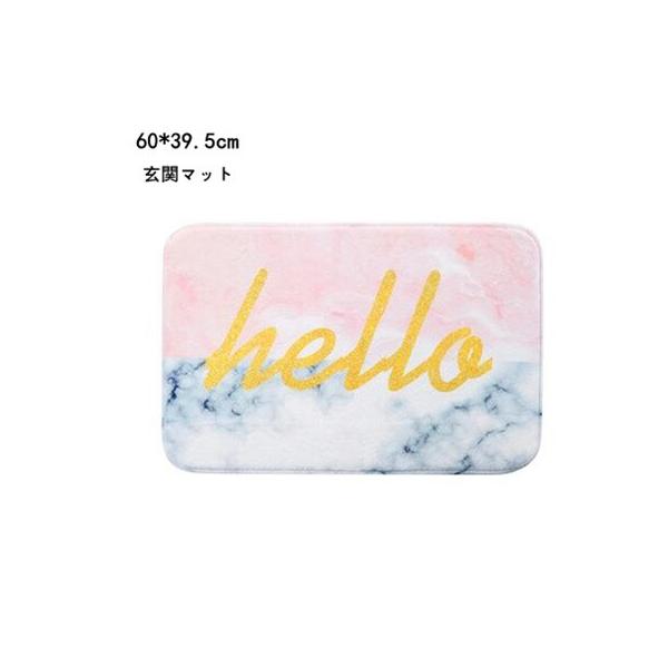 ★商品説明：カラー：hello  happy  home  welcome材質：PVC スポンジサイズ：60*39.5cm　　　　　【ご注意】●商品到着後、直ぐに開封して、商品をご確認下さい。●初期不良品について、お手数ですが、商品到着後３...