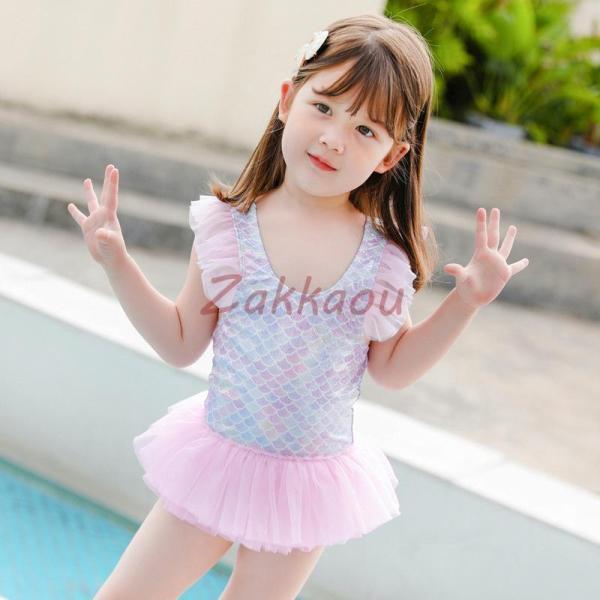 キッズ 水着 女の子 水着 オールインワン 子ども ワンピース水着 動きやすい フリル 女児 水泳 海 プール スイミング スイムウェア 幼稚園 保育園 80〜140ｃｍ 小学生 子供水着●素材：ポリエステル、ポリウレタン●サイズ：M お勧...