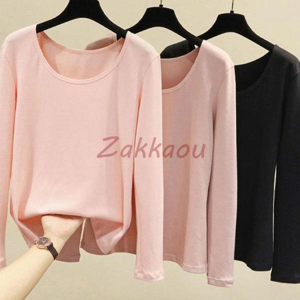 ■ 品名：レディースヒートテック■ 素材：コットン■ カラー：全3色■ サイズ：S-3XL■ 季節：春/秋/冬人気検索キーワード：インナー 肌着 発熱 アンダーウェア 長袖シャツ 女性用下着 吸湿レディース 長袖Tシャツ 防寒インナー 暖か...