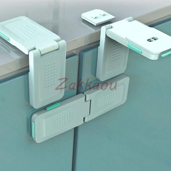 ■ 品名：チャイルドロック■ 素材：ABS+PE■ カラー：全3色■ サイズ：15.3*4.8*1.1cm■ 産地：中国人気検索キーワード：チャイルドロック ベビーガード　ドアロック 引き出し ストッパー 赤ちゃん 子供 指挟み ケガ防止 ...