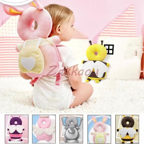 ■品名：ベビー頭保護クッション■素材：表地（ポリエステル） 充填物（PP綿）■カラー：全9色■サイズ：39*26CM■適応年齢：1ヶ月〜36ヶ月人気検索キーワード：赤ちゃん 転倒防止 ごっつん防止 リュック 柔らか はち キッズ 乳幼児 頭...