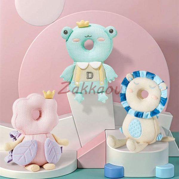 ■品名：ベビー頭保護クッション■素材：表地（ポリエステル） 充填物（ポリエステル）■カラー：全8色■サイズ：写真参考■適応年齢：5ヶ月〜24ヶ月人気検索キーワード：赤ちゃん 転倒防止 ごっつん防止 リュック 柔らか はち キッズ 乳幼児 頭...