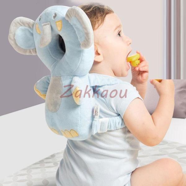 ■品名：ベビー頭保護クッション■素材：表地（ポリエステル） 充填物（PP綿）■カラー：全7色■サイズ：BIG:31*20CM■適応年齢：BIG：5ヶ月〜36ヶ月人気検索キーワード：赤ちゃん 転倒防止 ごっつん防止 リュック 柔らか はち キ...