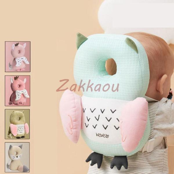 ■品名：ベビー頭保護クッション■素材：表地（ポリエステル） 充填物（PP綿）■カラー：全5色■サイズ：30*18CM■適応年齢：6ヶ月〜18ヶ月人気検索キーワード：赤ちゃん 転倒防止 ごっつん防止 リュック 柔らか はち キッズ 乳幼児 頭...