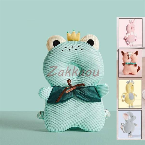 ■品名：ベビー頭保護クッション■素材：表地（ポリエステル） 充填物（ポリエステル）■カラー：全5色■サイズ：35*24CM■適応年齢：5ヶ月〜18ヶ月人気検索キーワード：赤ちゃん 転倒防止 ごっつん防止 リュック 柔らか はち キッズ 乳幼...