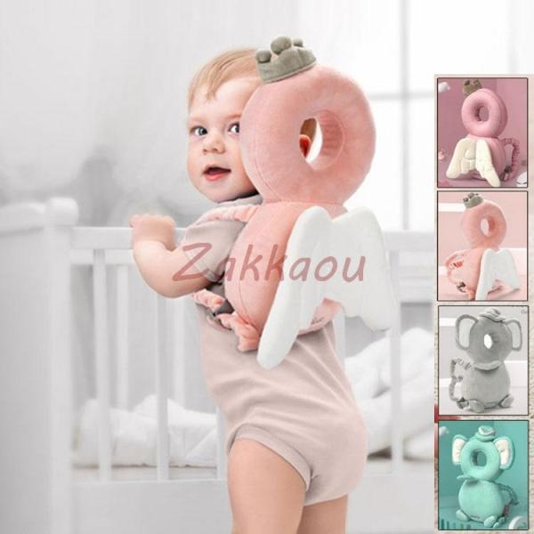 ■品名：ベビー頭保護クッション■素材：表地（ポリエステル） 充填物（PP綿）■カラー：全4色■サイズ：33*21CM■適応年齢：1ヶ月〜24ヶ月人気検索キーワード：赤ちゃん 転倒防止 ごっつん防止 リュック 柔らか はち キッズ 乳幼児 頭...