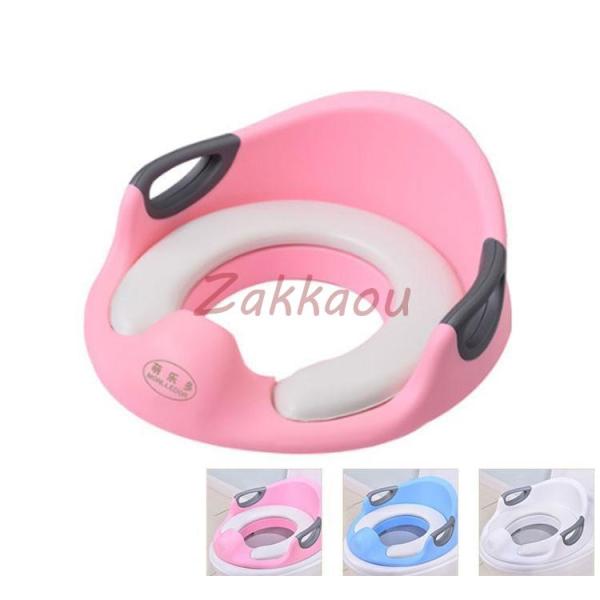 ■ 品名：子供用補助便座（蓋）■ 素材：PP+ABS■ カラー：全3色■ サイズ：写真参考■ 対象月齢：1-7歳人気検索キーワード：幼児用便座トレーニング ハンドル 子供用 トイレットトレーナー ソフトクッション 補助便座 おまる トイレ ...
