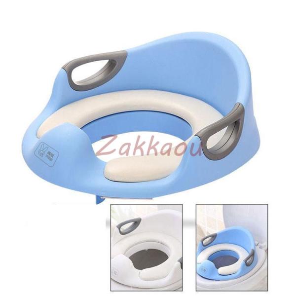 ■ 品名：子供用補助便座（蓋）■ 素材：PP / TPR■ カラー：全2色■ サイズ：写真参考人気検索キーワード：幼児用便座トレーニング ハンドル 子供用 トイレットトレーナー ソフトクッション 補助便座 おまる トイレ ベビー　踏み台 補...