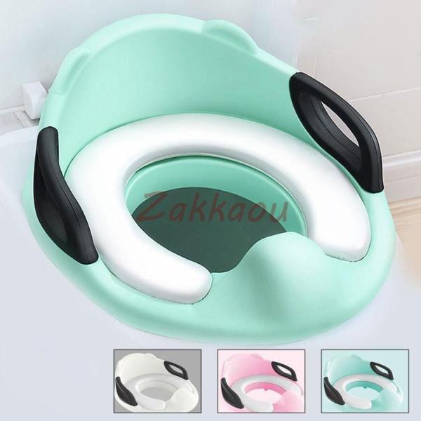 ■ 品名：子供用補助便座（蓋）■ 素材：PP / PU / スポンジ■ カラー：全3色■ サイズ：写真参考■ 対象月齢：0-8歳人気検索キーワード：幼児用便座トレーニング ハンドル 子供用 トイレットトレーナー ソフトクッション 補助便座 ...