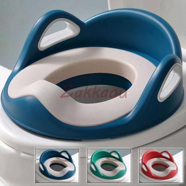 ■ 品名：子供用補助便座（蓋）■ 素材：PP+PU■ カラー：全3色■ サイズ：35*33*16cm■ 対象月齢：1-8歳人気検索キーワード：幼児用便座トレーニング ハンドル 子供用 トイレットトレーナー ソフトクッション 補助便座 おまる...
