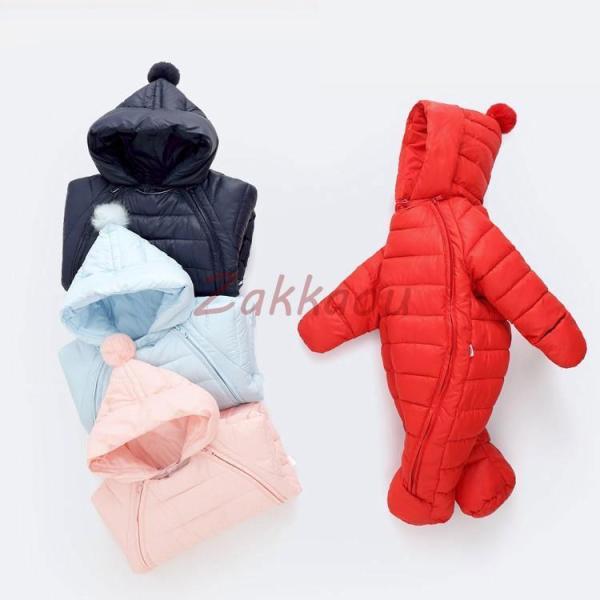 ■ 品名：ベビーダウンコート■ 素材：ポリエステル ■ 充填物：コットン■ カラー：全4色■ サイズ：66-80■ 季節：秋/冬人気検索キーワード：ベビー ロンパース 子どもダウンコート カバーオール ジャンプスーツ フード付き 防寒アウタ...