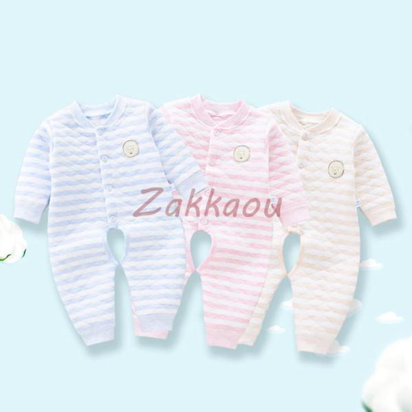 ■ 品名：ベビーロンパース■ 素材：綿■ カラー：全3色■ サイズ：59-80■ 季節：春、秋、冬人気検索キーワード：秋冬　ロンパース ベビー つなぎ 新生児 幼児 女の子 男の子 ジャンプスーツベビー服 赤ちゃん 着ぐるみ 百日祝い 出産...