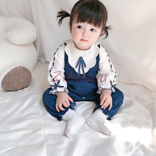 ■ 品名：ベビーロンパース■ 素材：綿95％+ポリエステル5%■ カラー：A■ サイズ：59-90■ 季節：春、秋人気検索キーワード：秋冬　ロンパース ベビー つなぎ 新生児 幼児 女の子 男の子 ジャンプスーツベビー服 赤ちゃん 着ぐるみ...