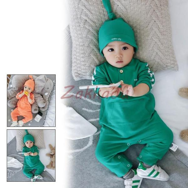 ■ 品名：ベビーロンパース■ 素材：綿94％+ポリエステル6%■ カラー：全2色■ サイズ：66-100■ 季節：春、秋人気検索キーワード：秋冬　ロンパース ベビー つなぎ 新生児 幼児 女の子 男の子 ジャンプスーツベビー服 赤ちゃん 着...