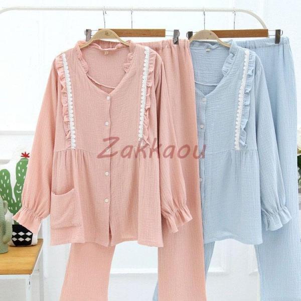 ■品名：妊婦用パジャマ■素材：綿■カラー：全2色■サイズ：M-XL■季節：春、夏、秋人気検索キーワード：マタニティ パジャマ ホームウェア 授乳服 妊婦服 マタニティ パジャマ　ナイティセット 半袖　長袖 長そで 授乳服 妊婦服 マタニティ...