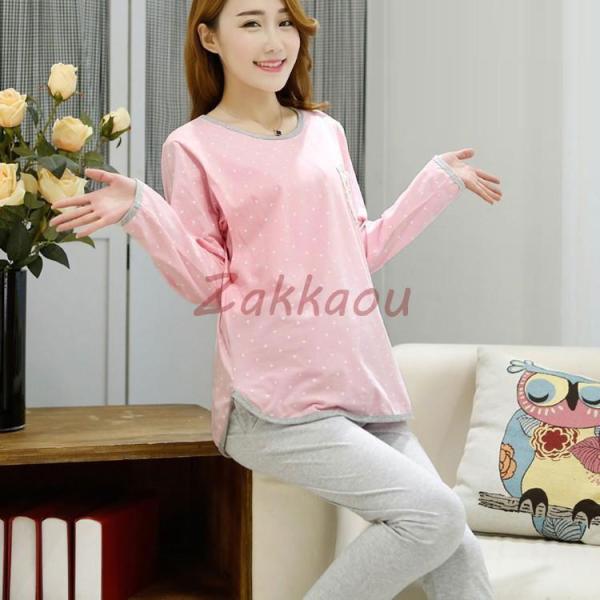 ■品名：妊婦用パジャマ■素材：綿■カラー：全1色■サイズ：M-XL■季節：秋、春、冬人気検索キーワード：マタニティ パジャマ ホームウェア 授乳服 妊婦服 マタニティ パジャマ　ナイティセット 半袖　長袖 長そで 授乳服 妊婦服 マタニティ...