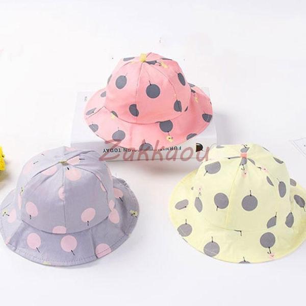 ■品名: ベビー帽子■素材:コットン ■カラー：全3色■サイズ：頭周り46-49cm■年齢:6-12ヶ月■季節：春、夏、秋
