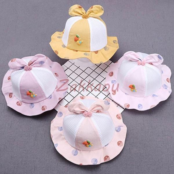 ■品名: ベビー帽子■素材:コットン ■カラー：全4色■サイズ：頭周り45-48CM■年齢:7-10ヶ月■季節：春、夏、秋