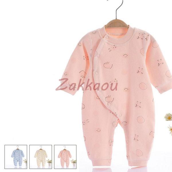 ■ 品名：ロンパース■ 素材：コットン■ カラー：全3色■ サイズ：59-80■ 産地：中国人気検索キーワード：秋冬　ロンパース ベビー つなぎ 新生児 幼児 女の子 男の子 ジャンプスーツベビー服 赤ちゃん 着ぐるみ 百日祝い 出産祝い ...