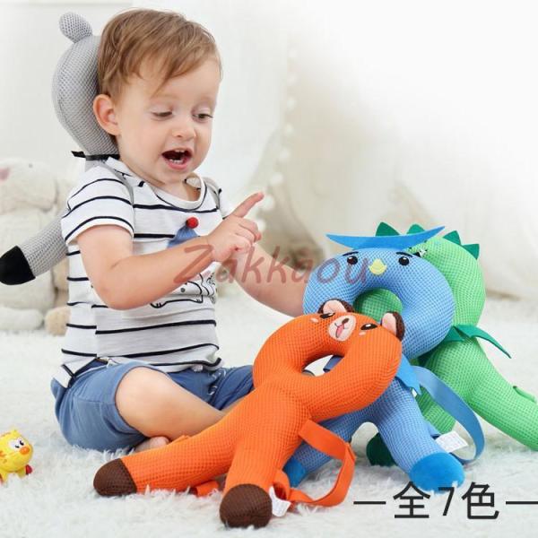 ■品名：ベビー頭保護クッション■素材：表地（ポリエステル） 充填物（PP綿）■カラー：全7色■サイズ：36*20CM■適応年齢：6ヶ月-24ヶ月人気検索キーワード：赤ちゃん 転倒防止 ごっつん防止 リュック 柔らか はち キッズ 乳幼児 頭...