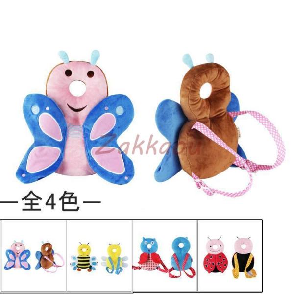 ■品名：ベビー頭保護クッション■素材：表地（ポリエステル） 充填物（PP綿）■カラー：全4色■サイズ：28*19CM■適応年齢：6ヶ月-24ヶ月人気検索キーワード：赤ちゃん 転倒防止 ごっつん防止 リュック 柔らか はち キッズ 乳幼児 頭...