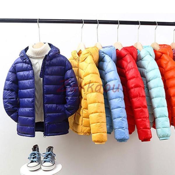 ■ 品名：キッズ中綿コート■ 表地：ポリエステル ■ 裏地：ポリエステル ■ 充填物：ポリエステル91%■ カラー：全11色■ サイズ：110-170■ フード：取り外し不可人気検索キーワード：ダウンコート キッズ ダウン 子供 ダウンコー...