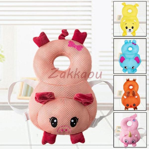 ■品名：ベビー頭保護クッション■素材：表地（ポリエステル） 充填物（PP綿）■カラー：全6色■サイズ：35*19CM/30*17CM■適応年齢：5ヶ月〜24ヶ月人気検索キーワード：赤ちゃん 転倒防止 ごっつん防止 リュック 柔らか はち キ...