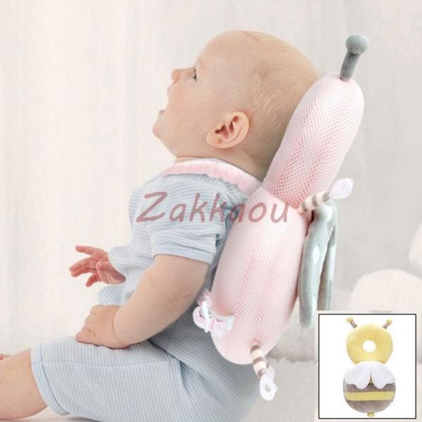 ■品名：ベビー頭保護クッション■素材：表地（ポリエステル） 充填物（PP綿）■カラー：全2色■サイズ：36*21CM■適応年齢：6ヶ月〜24ヶ月人気検索キーワード：赤ちゃん 転倒防止 ごっつん防止 リュック 柔らか はち キッズ 乳幼児 頭...