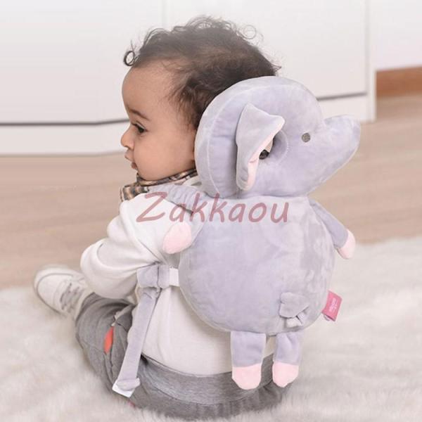 ■品名：ベビー頭保護クッション■素材：表地（ポリエステル） 充填物（ポリエステル）■カラー：全5色■サイズ：35*20CM■適応年齢：5ヶ月〜24ヶ月人気検索キーワード：赤ちゃん 転倒防止 ごっつん防止 リュック 柔らか はち キッズ 乳幼...