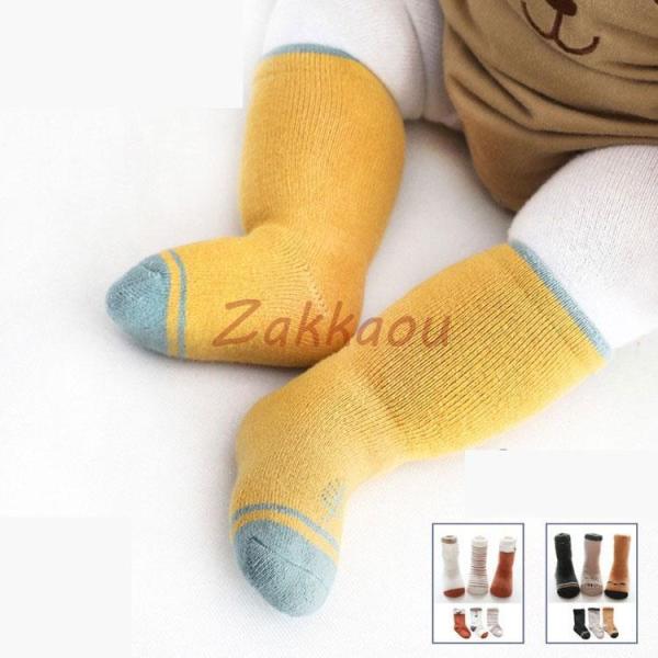 ■ 品名：ベビー用靴下■ 素材：綿混紡■ カラー：全6色■ サイズ：XS-L■ セット内容：3足■ 季節：春/秋/冬人気検索キーワード：ベビー服 赤ちゃん 服 ベビー 靴下 男の子 女の子 ソックス 新生児 可愛い ぬいぐるみ付き 新生児靴...