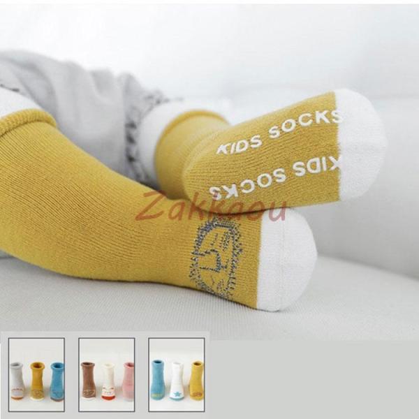 ■ 品名：ベビー用靴下■ 素材：綿混紡■ カラー：全6色■ サイズ：XS-L■ セット内容：3足■ 季節：春/秋/冬人気検索キーワード：ベビー服 赤ちゃん 服 ベビー 靴下 男の子 女の子 ソックス 新生児 可愛い ぬいぐるみ付き 新生児靴...