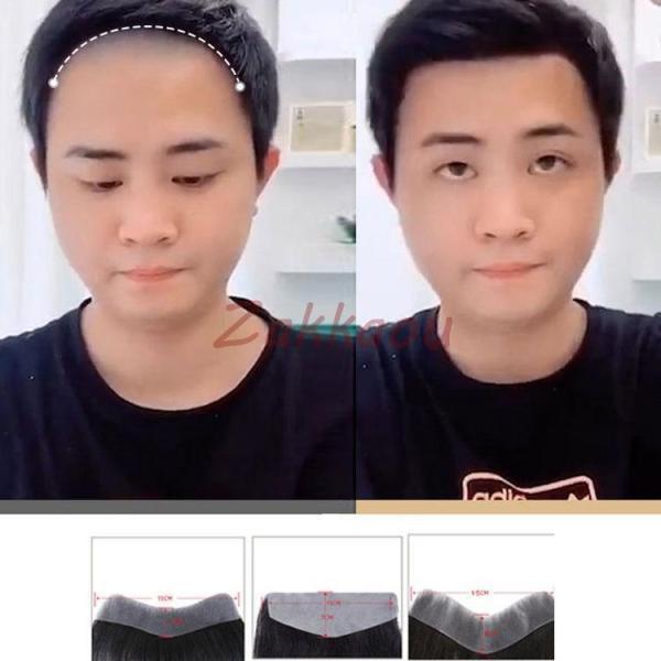 【品名】：メンズウィッグ（部分ウィッグ）【タイプ】：全5タイプ【素材】：人毛【サイズ】：写真参考【産地】：中国人気検索キーワード：男性用　メンズウィッグ ショート　ウィッグ 部分ウィッグ　つけ毛　グラデーション ウイッグ カール ウェーブ ...