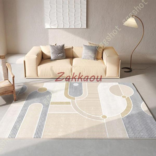 ●「キーワード」ラグ ラグマット カーペット 絨毯 じゅうたん 北欧 洗えるラグ 洗える 厚手 滑り止め付き 幾何学柄 幾何学模様 柄 ヨーロッパ風 約2畳 3畳 6畳 1.5畳 薄手 薄い 短毛 抽象的 長方形 リビング ダイニング 客間...