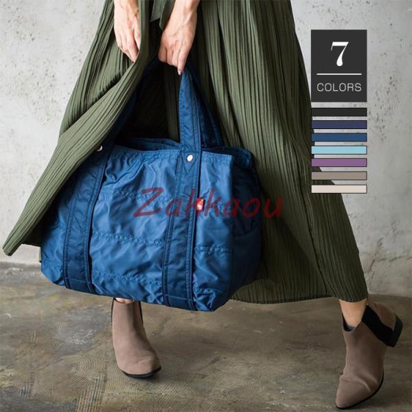 ■品名:マザーバッグ■素材（外側）: ナイロン■素材（内側）:ポリエステル■サイズ(約):S 横30cm、縦22cm、マチ13cmM 横39cm、縦30cm、マチ15cmL 横47cm、縦36cm、マチ18cm■ポケット内側：メイン収納x1...