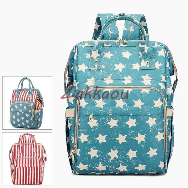 ■品名:マザーズバッグ■素材（外側）: オックスフォード■素材（内側）: ポリエステル■サイズ(約):SMALL 横23cm、縦37cm、マチ12cm    BIG 横25cm、縦42cm、マチ16cm■金具の色：ゴールド■開閉式：ファスナ...