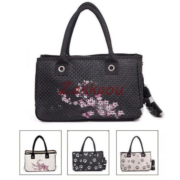 【品名】：ペットキャリーバッグ【素材】: PU【カラー】:全4色【サイズ】:長さ：40cm 幅：26cm 高さ：20cm【生産地】：中国【ペットの重さ】:4kgまで人気検索ワード：ペットキャリーバッグ 小型犬用 斜めショルダーバッグ 子犬 ...