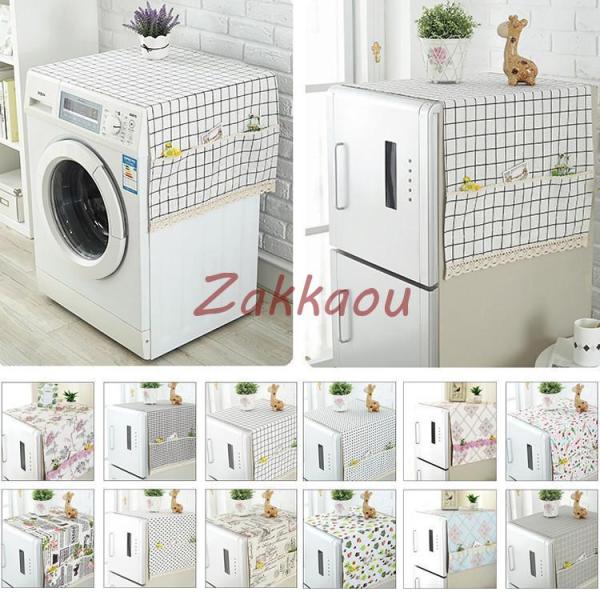 ■品名：防塵カバー■素材：ポリエステル ■カラー：全20色■生産地：：中国■適用電器：洗濯機/冷蔵庫■人気検索ワード：冷蔵庫 ダストカバー 汚れ防止 カバー 収納 ポケット 防塵カバー 収納袋付き 冷蔵庫上カバー 防水 小物入れ　布　ポーチ...