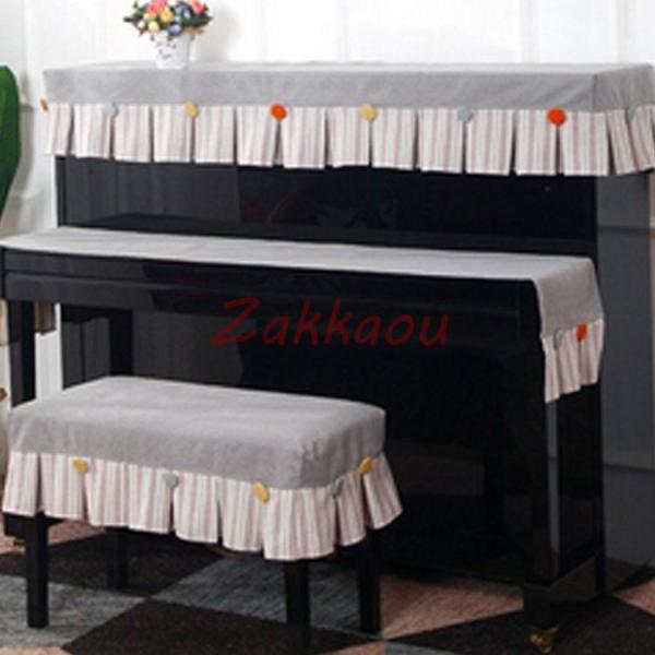 ■ 品名：ピアノカバー■ 素材：ポリエステル■ カラー：全9色■ サイズ：写真参考人気検索ワード：ピアノカバー アップライト トップカバー グランドピアノ 北欧 おしゃれ 田園風 防塵カバー シート ピアノ掛け 爽やか ピアノカバー エレガ...