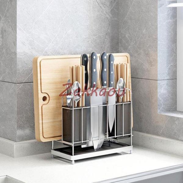 ■品名：包丁スタンド ■素材：304ステンレス■カラー：A■サイズ：写真参考人気検索ワード：包丁スタンド おしゃれ ナイフスタンド 包丁立て キッチンナイフ ハサミスタンド キッチン 収納 調理小道具たて 包丁 スタンド ナイフ 収納 ケー...
