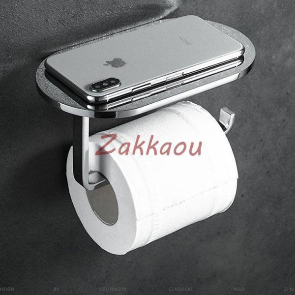 ■品名：トイレットペーパーホルダー■素材：ブロンズ■タイプ：全2タイプ(2色)■サイズ：写真参考人気検索ワード：トイレットペーパーホルダー おしゃれ トイレ用品 トイレ インテリア 棚付き 北欧 シンプル 省スペース 木製 おしゃれ 棚付き...