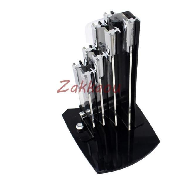 ■品名：包丁スタンド■素材：アクリル■カラー：全1色■サイズ：写真参考■重量（約）：0.24kg人気検索ワード：包丁スタンド おしゃれ ナイフスタンド 包丁立て キッチンナイフ ハサミスタンド キッチン 収納 調理小道具たて 包丁 スタンド...