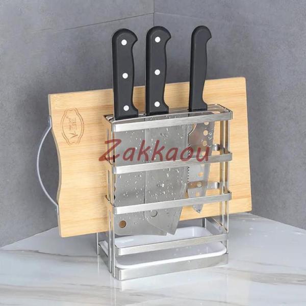 ■品名：包丁スタンド ■素材：ステンレス■カラー:A■サイズ：写真参考人気検索ワード：包丁スタンド おしゃれ ナイフスタンド 包丁立て キッチンナイフ ハサミスタンド キッチン 収納 調理小道具たて 包丁 スタンド ナイフ 収納 ケース シ...
