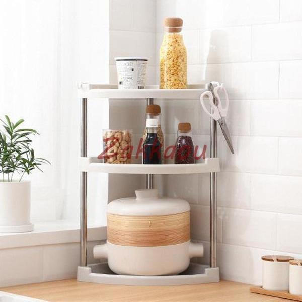 ■ 品名：キッチンラック■ 素材：PP+ステンレス■ 用途：調理グッズ収納■ タイプ：全4タイプ■ サイズ：写真参考人気検索ワード：キッチン 収納 調味料ラック 調味料 収納 (タワー) スパイスラック キッチンスタンド タワー調味料ラック...