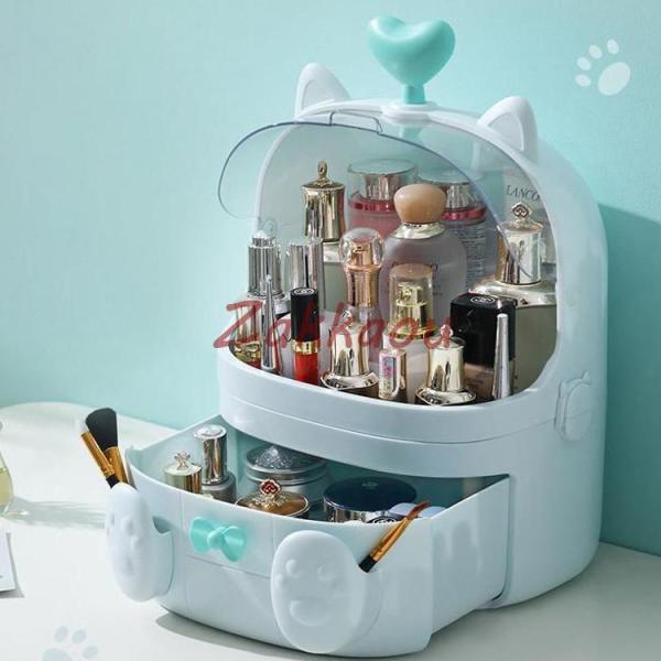 ■ 品名：コスメボックス■ 素材：HIPS■ カラー：全3色■ サイズ：28.5cm*23.5cm*39cm■ 産地：中国人気検索ワード：メイクアップボックス コスメボックス ドレッサー 大容量 メイクボクス ジュエリーボックス 鏡台 化粧...