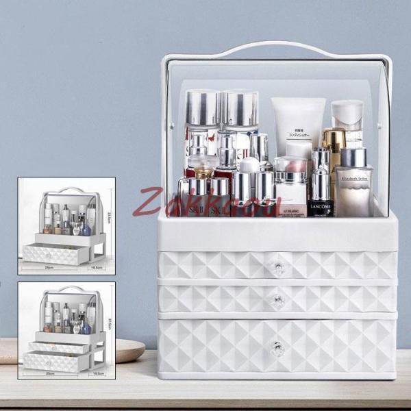 ■ 品名：コスメボックス■ 素材：ABS■ カラー：全5色■ サイズ：写真参考■ 産地：中国人気検索ワード：メイクアップボックス コスメボックス ドレッサー 大容量 メイクボクス ジュエリーボックス 鏡台 化粧箱 化粧入れ メイクボックス ...